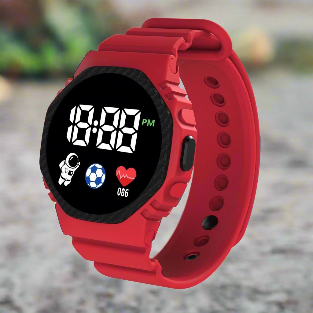 Children’s Waterproof Digital Watch – Durable Outdoor Design